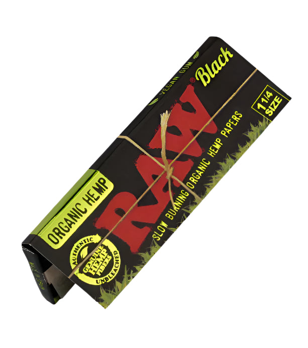 RAW Black Classic or Hemp 1 1/4 in - Available with our custom "RAW" O ...